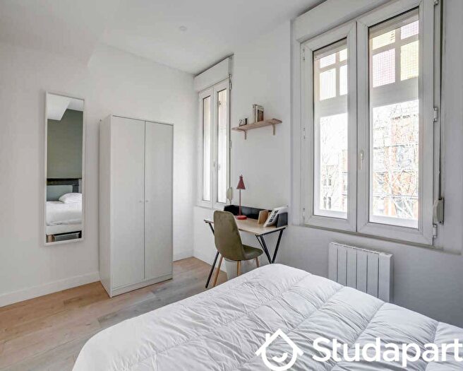 Appartement à louer - Vauban Esquermes, Lille - 1 pièce - 1 chambre