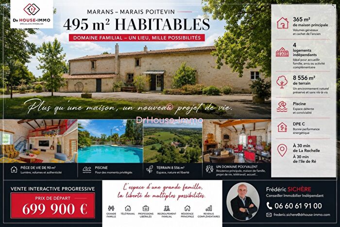 Maison 10 pièces à vendre à Marans