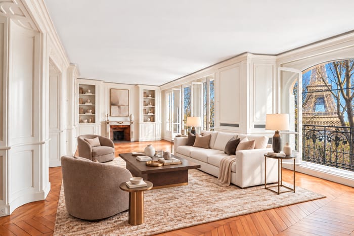 Appartement 5 pièces à louer à Paris 7ème, Champ de Mars