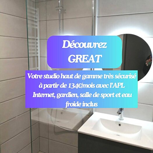 Appartement à louer - Bizillon-Centre Deux, Saint-Étienne - 1 pièce