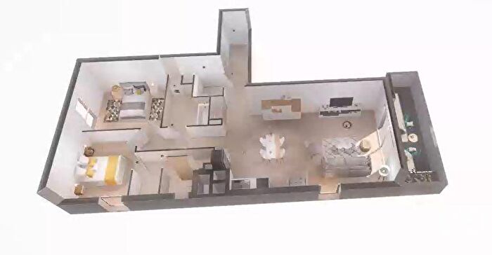 Appartement à vendre - Cagnes-sur-Mer, Saint-Roman, Lautin - 3 pièces - 2 chambres