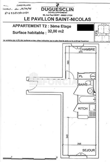Appartement 2 pièces à vendre à Lyon 3ème, Voltaire, Part Dieu