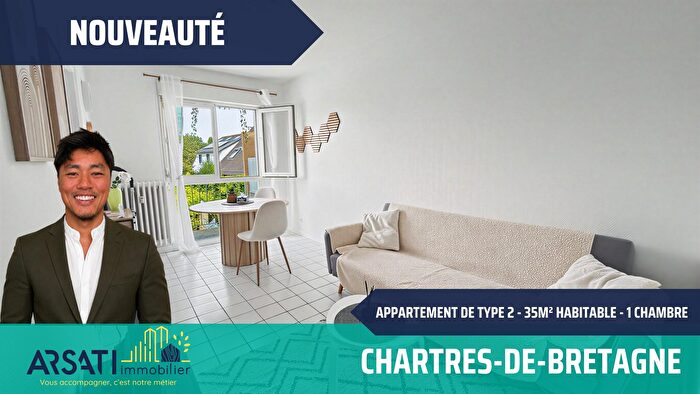 Appartement 2 pièces à Chartres-de-Bretagne, à vendre