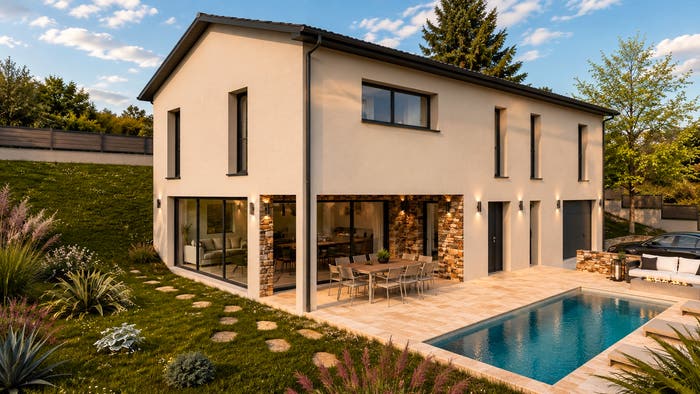 Maison 6 pièces à Sainte-Foy-lès-Lyon, La Plaine, Chantegrillet, à vendre
