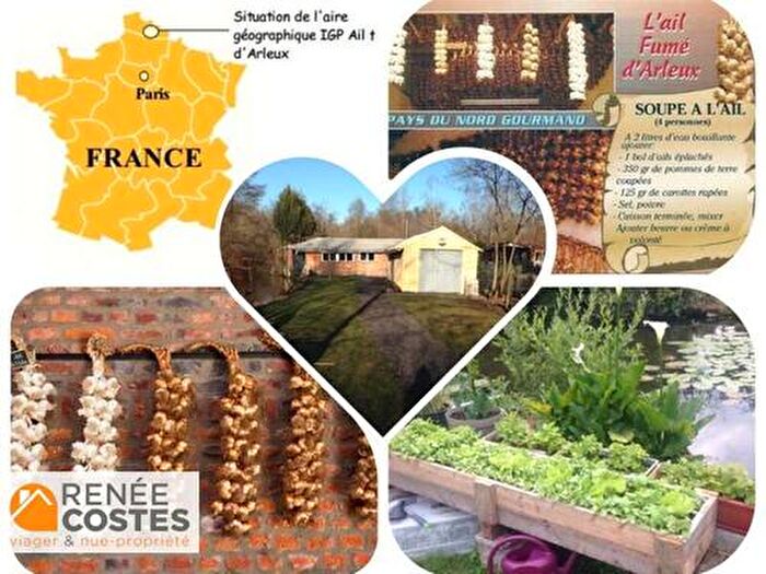 Maison à vendre - Arleux - 2 pièces - 1 chambre