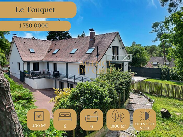 Maison à vendre - Le Touquet-Paris-Plage, Golf, Plaine, Stoneham, Mayvillage - 10 pièces - 6 chambres