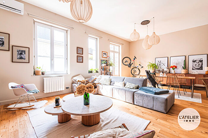 Appartement à vendre - Reims, Centre-ville - 3 pièces - 1 chambre