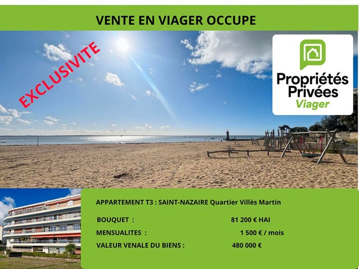 Appartement 4 pièces à Saint-Nazaire, Front de Mer, Sautron, Gavy Océanis, à vendre