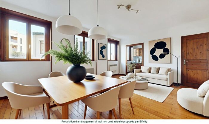 Appartement à vendre - Caluire-et-Cuire, Margnolles, Rhône - 3 pièces - 2 chambres