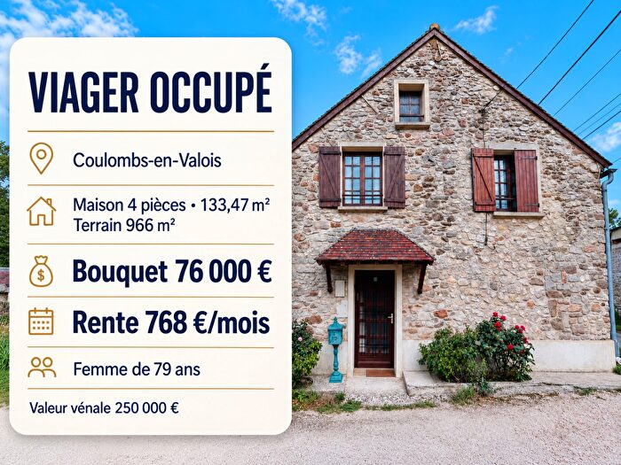 Coulombs-en-Valois - Maison 4 pièces à vendre