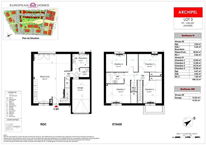 Maison à vendre - La Verpillière - 5 pièces - 4 chambres
