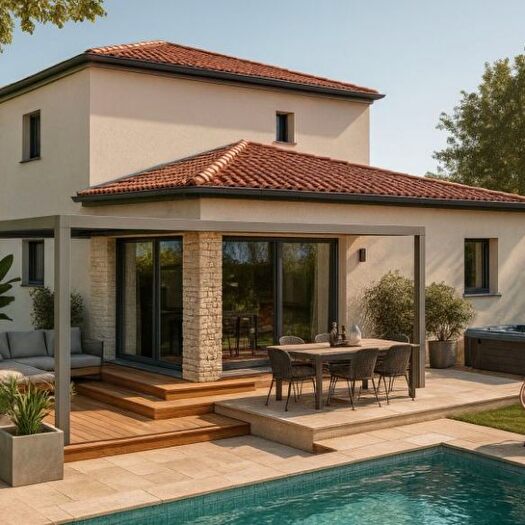 Maison à vendre - Saint-Brès - 5 pièces - 4 chambres