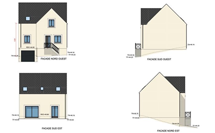 Maison à vendre - Sartrouville, Les Trembleaux - 6 pièces - 4 chambres