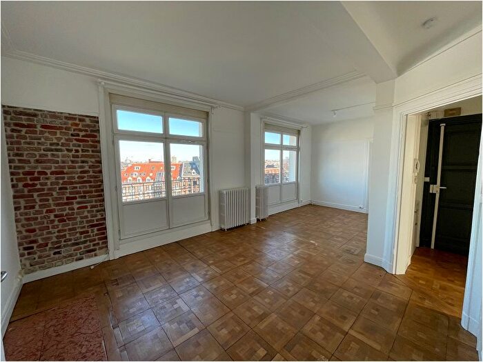 Appartement à louer - Lille, Centre-ville, Euralille - 3 pièces - 2 chambres