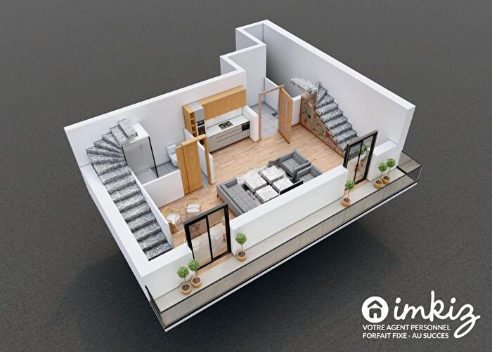 Appartement à vendre - Palavas-les-Flots - 3 pièces - 2 chambres