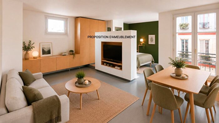 Appartement 2 pièces à vendre - Paris 18ème, Porte de la Chapelle, Charles Hermite, Evangile