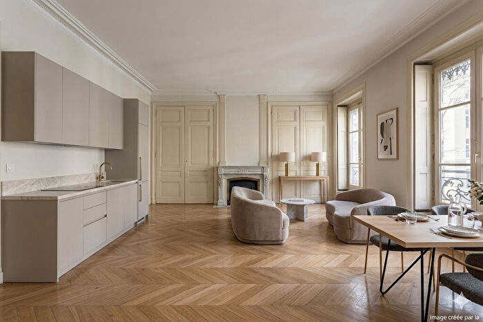 Appartement à vendre - Lyon e , Tête dOr, Vitton - 3 pièces - 2 chambres