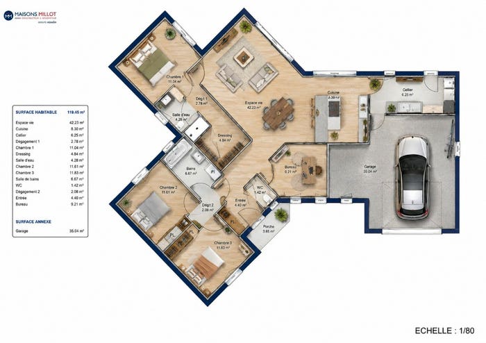 Maisons à vendre et appartements à louer - 3