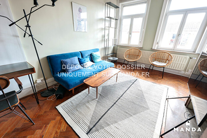 Appartement à louer - Lille, Moulins - 2 pièces - 1 chambre