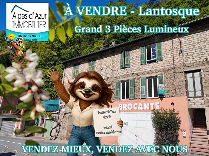 Appartement à vendre - Lantosque - 3 pièces - 2 chambres