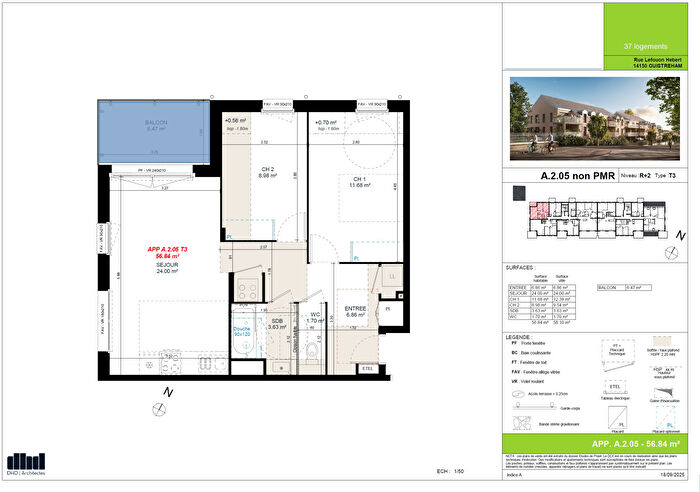 Appartement 3 pièces à Ouistreham, à vendre