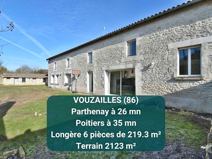 Maison à vendre - Vouzailles - 6 pièces - 4 chambres