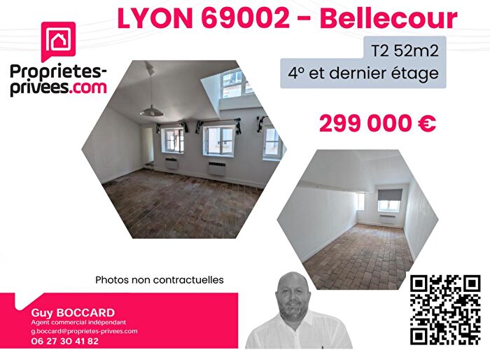 Appartement à vendre - Lyon e , Bellecour, Carnot - 2 pièces - 1 chambre