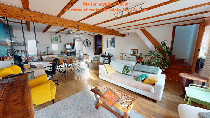 Appartement à vendre - Sainte-Foy-lès-Lyon, Centre-ville - 5 pièces - 4 chambres