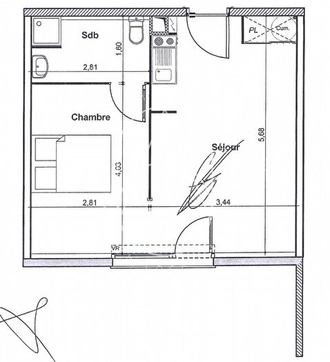 Rodilhan : Appartement 2 pièces à vendre