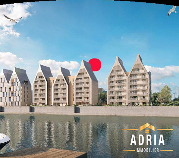 Appartement à vendre - Dunkerque - 3 pièces - 2 chambres