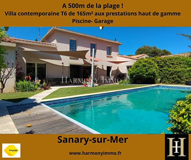 Sanary-sur-Mer, La Cride, Beau Cours : Maison 6 pièces à vendre