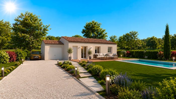 Laudun-l'Ardoise - Maison 3 pièces à vendre