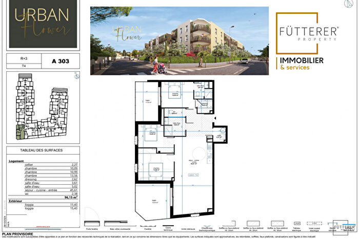 Appartement à vendre - Narbonne, Razimbaud, Porte Neuve - 4 pièces - 3 chambres