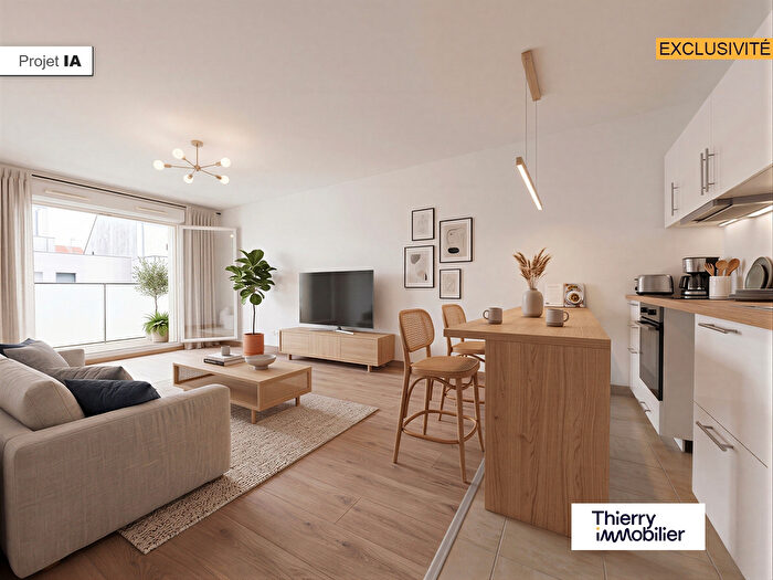 Appartement à vendre - Saint-Sébastien-sur-Loire, Est - 3 pièces - 2 chambres