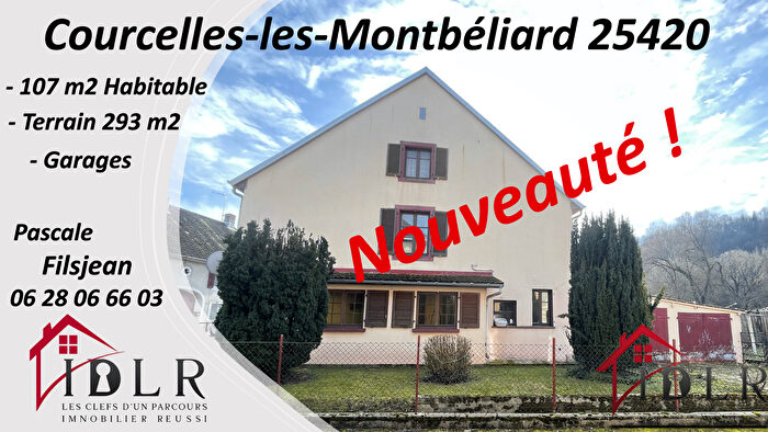 Maison à vendre - Courcelles-lès-Montbéliard - 7 pièces - 4 chambres