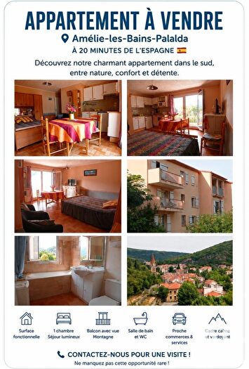 Appartement 1 pièce à vendre à Amélie-les-Bains-Palalda