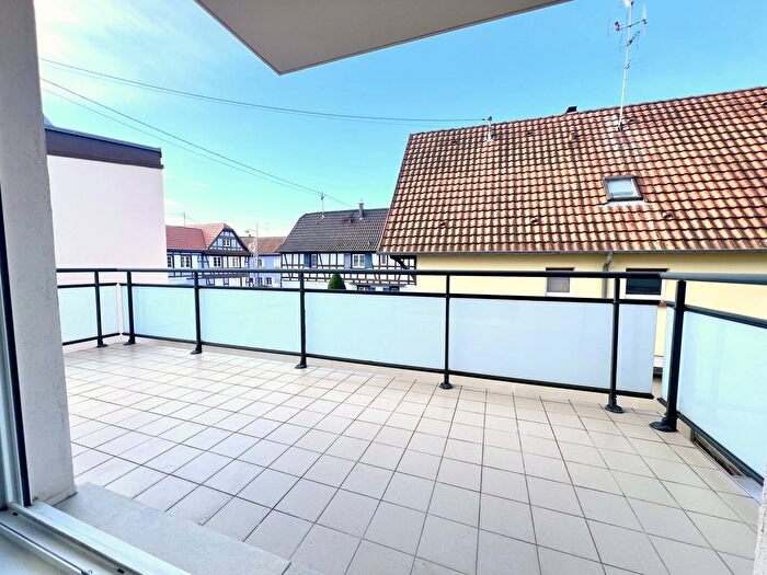 Appartement à louer - Mittelhausbergen - 4 pièces - 3 chambres