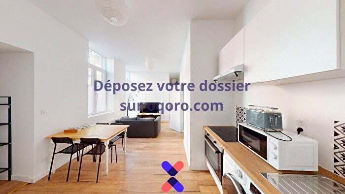 Appartement à louer - Anseele-Centre-Nations Unies-Crouy-Esperence, Roubaix - 3 pièces - 2 chambres