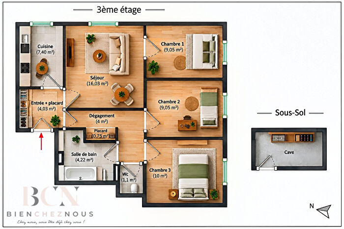 Maisons à vendre et appartements à louer - 3