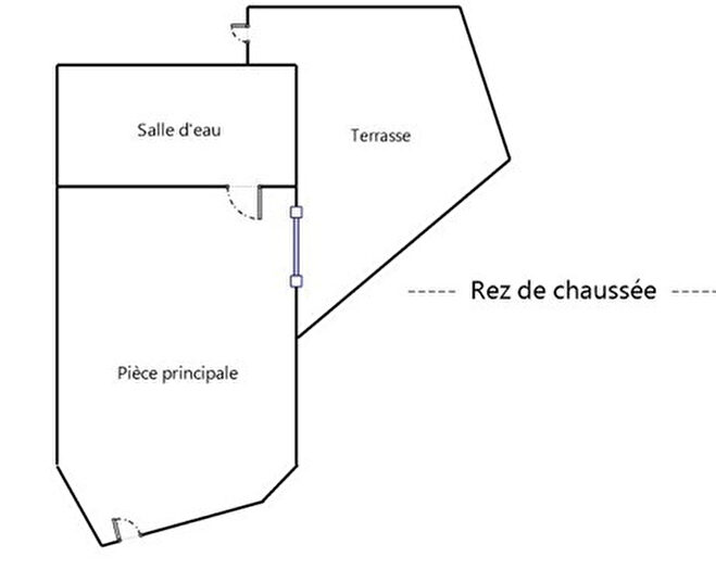 Appartement à louer - Sainte-Geneviève-des-Bois, Le Perray - 1 pièce