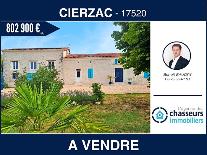 Maison à vendre - Cierzac - 12 pièces - 7 chambres