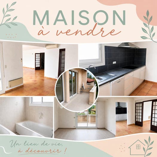 Saleilles - Maison 8 pièces à vendre