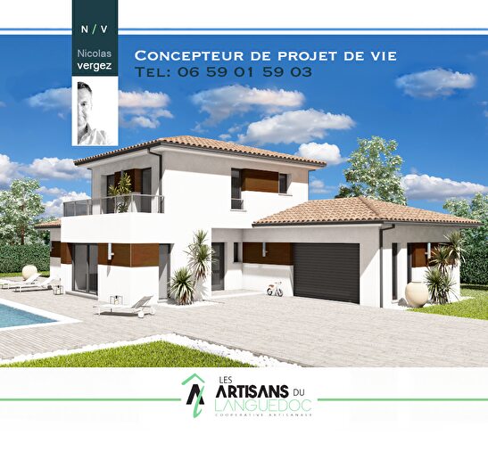 Maison à vendre - Balma, St-Clair, Lacoste, Le Bénech, Lambert - 6 pièces - 5 chambres