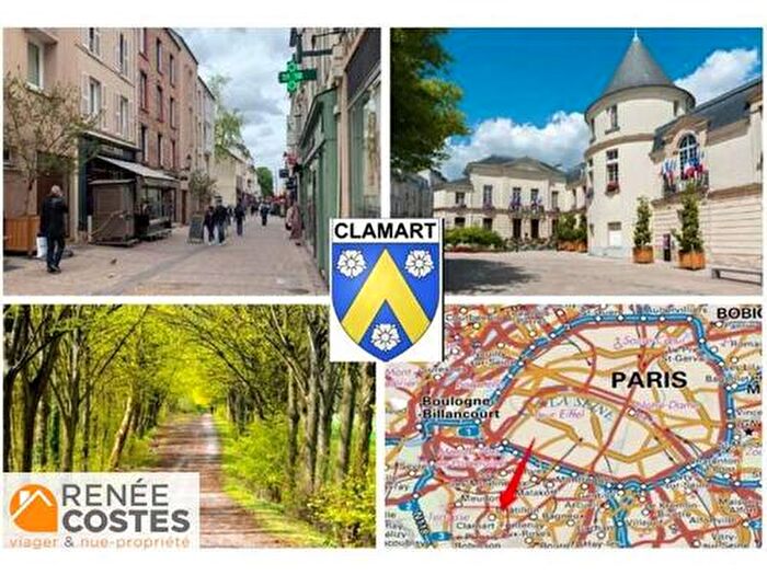 Maison à vendre - Clamart, Gare - 2 pièces - 2 chambres