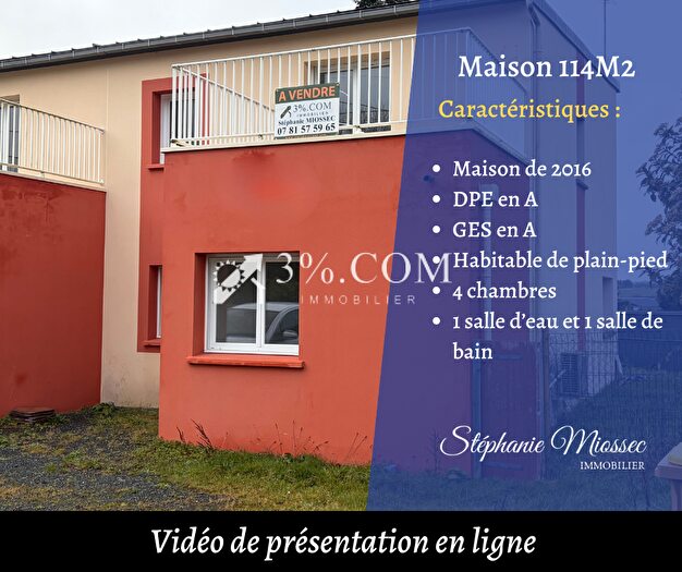 Maison à vendre - Ploufragan - 5 pièces - 4 chambres
