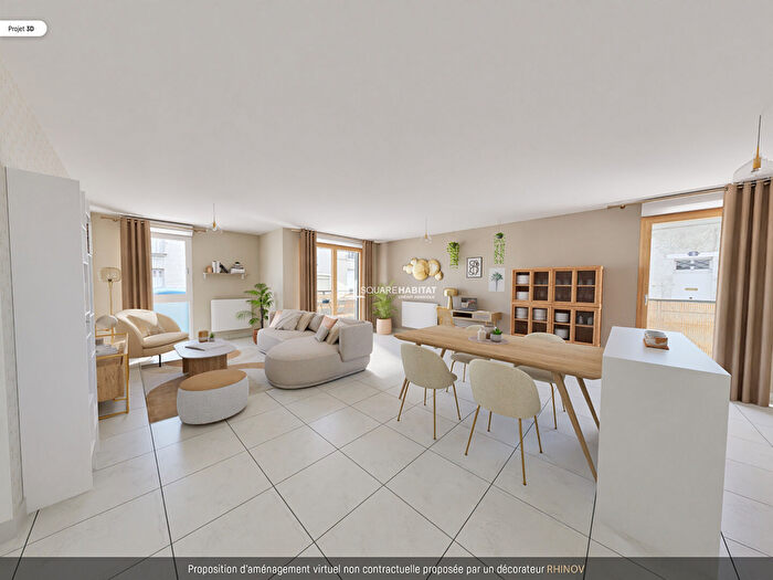 Appartement à vendre - Tours, Lamartine - 3 pièces - 2 chambres