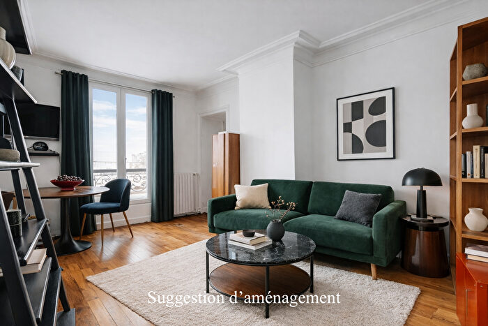 Appartement à vendre - Paris e , Batignolles, Cardinet - 2 pièces - 1 chambre