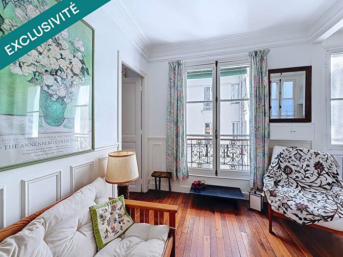Appartement 2 pièces à Paris 18ème, Montmartre, Sacré Coeur, Abbesses, à vendre