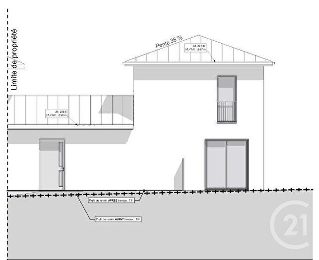 Maison à vendre - Lissieu - 4 pièces - 3 chambres