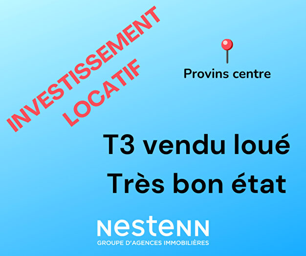 Appartement à vendre - Provins, Centre-ville - 3 pièces - 2 chambres